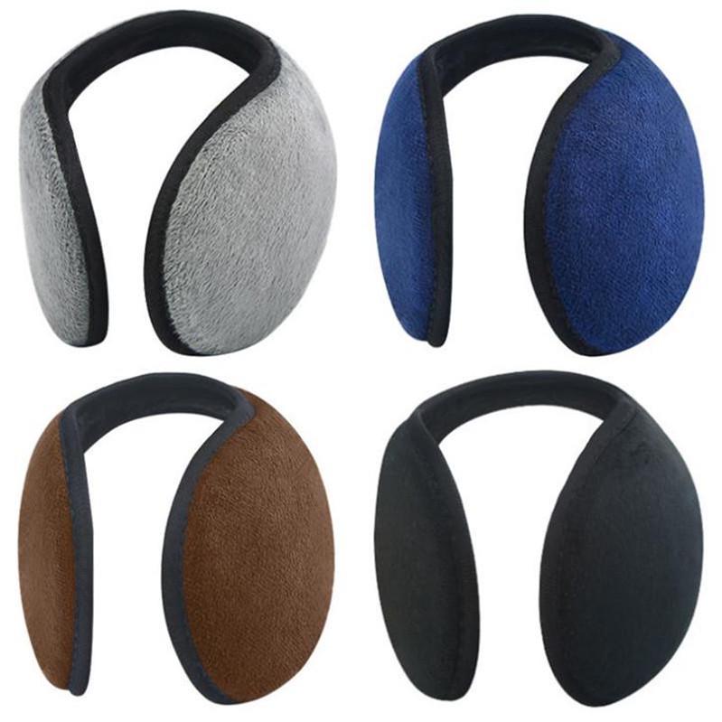Buy Unisex Solid Winter Earmuffs Soft Thicken Plush Ear Cover Protector ...