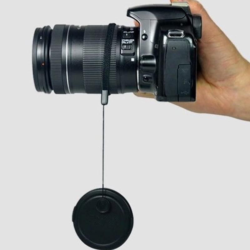 Cheap 1/5Pcs Lens Cover Cap Holder Keeper Strap Cord String Leash Rope ...