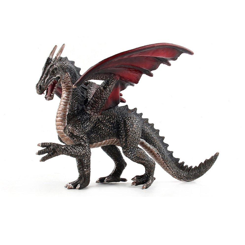 Buy Large Fiery Dragons Figure Toy Set Educational Simulated Dinosaur ...
