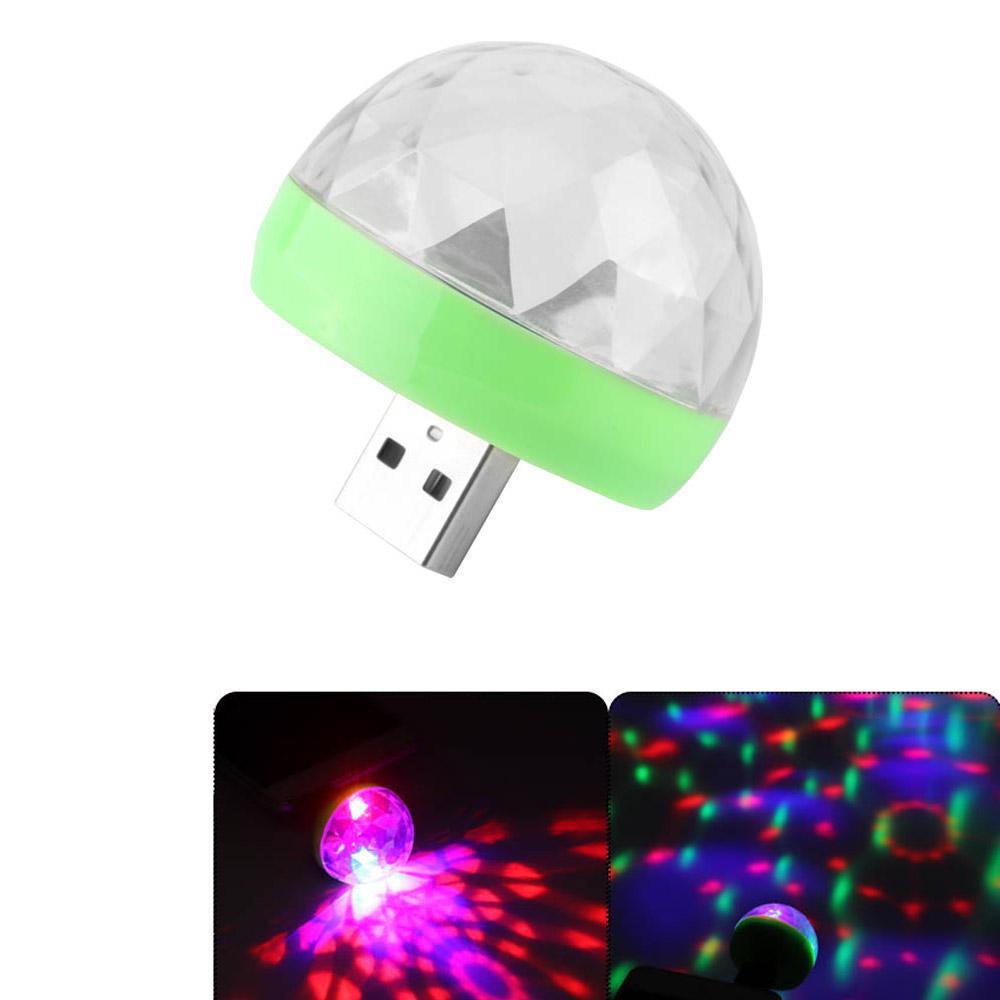 Buy Mini 4-LED Disco Ball USB Powered Stage Light RGB Stage Decoration ...