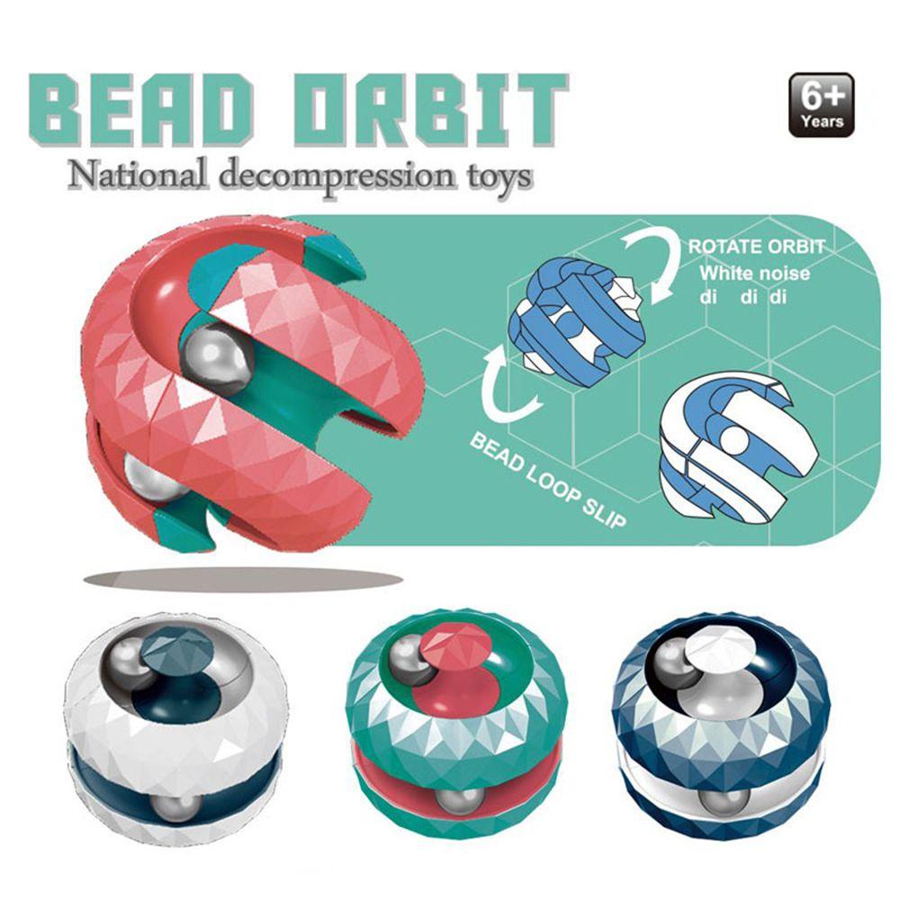 Buy Rotating Metal Pinball Spin Finger Tip Gyro Fidget Toy Bead Orbit ...