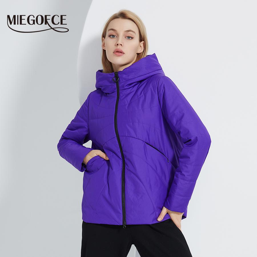 Cheap MIEGOFCE Spring Autumn Comfortable Short Women Jacket Hooded ...