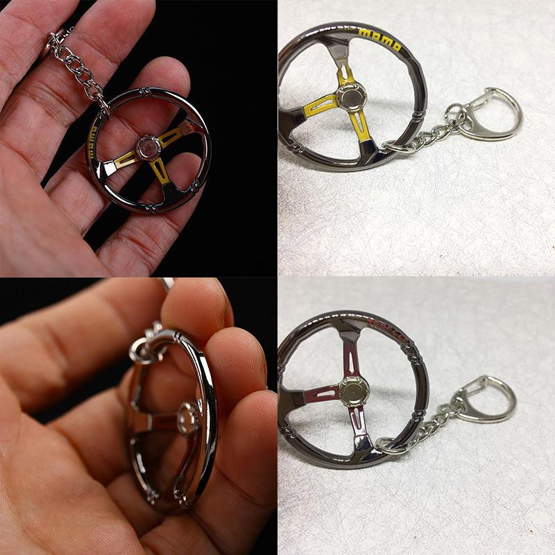 Buy Charm Key Fob Keyring Keychain Mini Zinc Alloy Pendent Steering ...