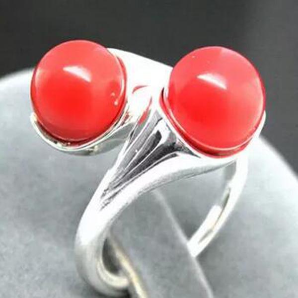 6MM RED CORAL STERLING RING SIZE ADJUSTABLE: الشراء بأسعار منخفضة في متجر Joom الإلكتروني