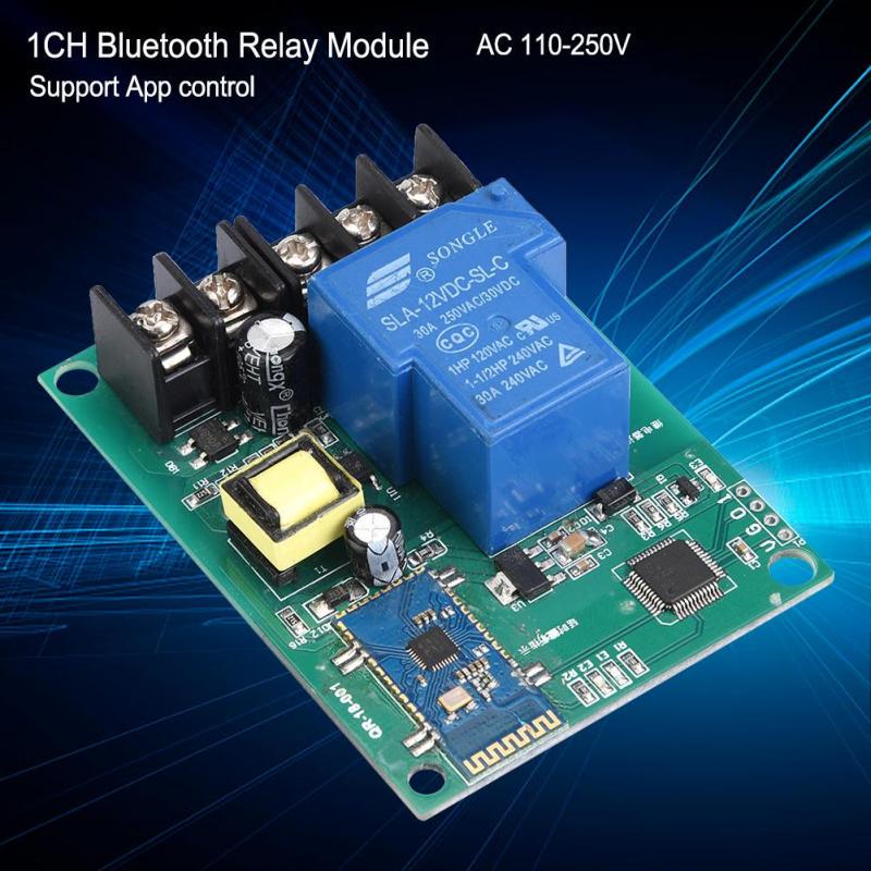 Buy One Channel Bluetooth Relay Module Wireless Remote Control Timing ...