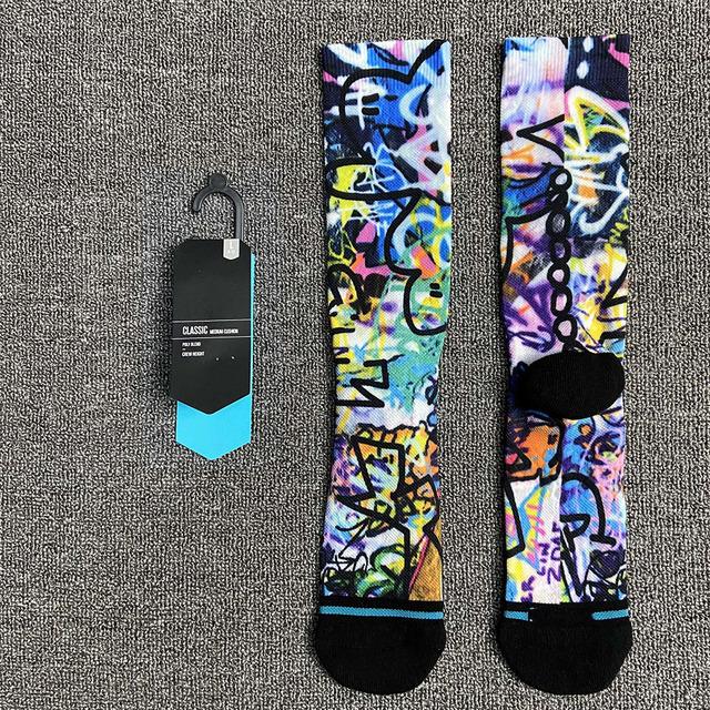 Buy Stanced Socks Basketball Skateboard 3D Printing Hip Hop Sock for ...
