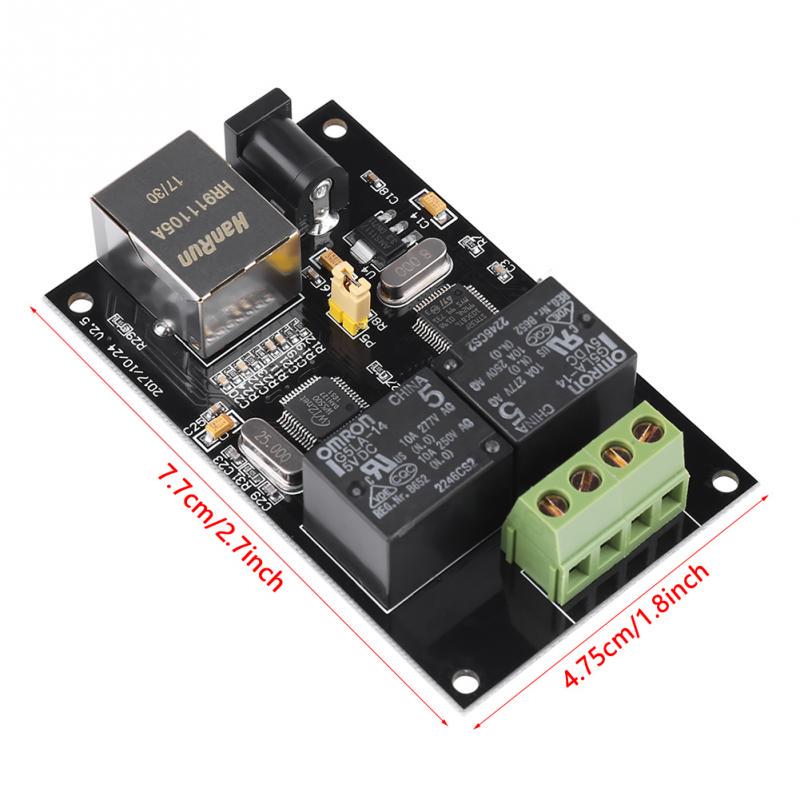 Buy 2-way Internet Relay Board Ethernet TCP/IP Controller Remote Switch Controller Module at ...