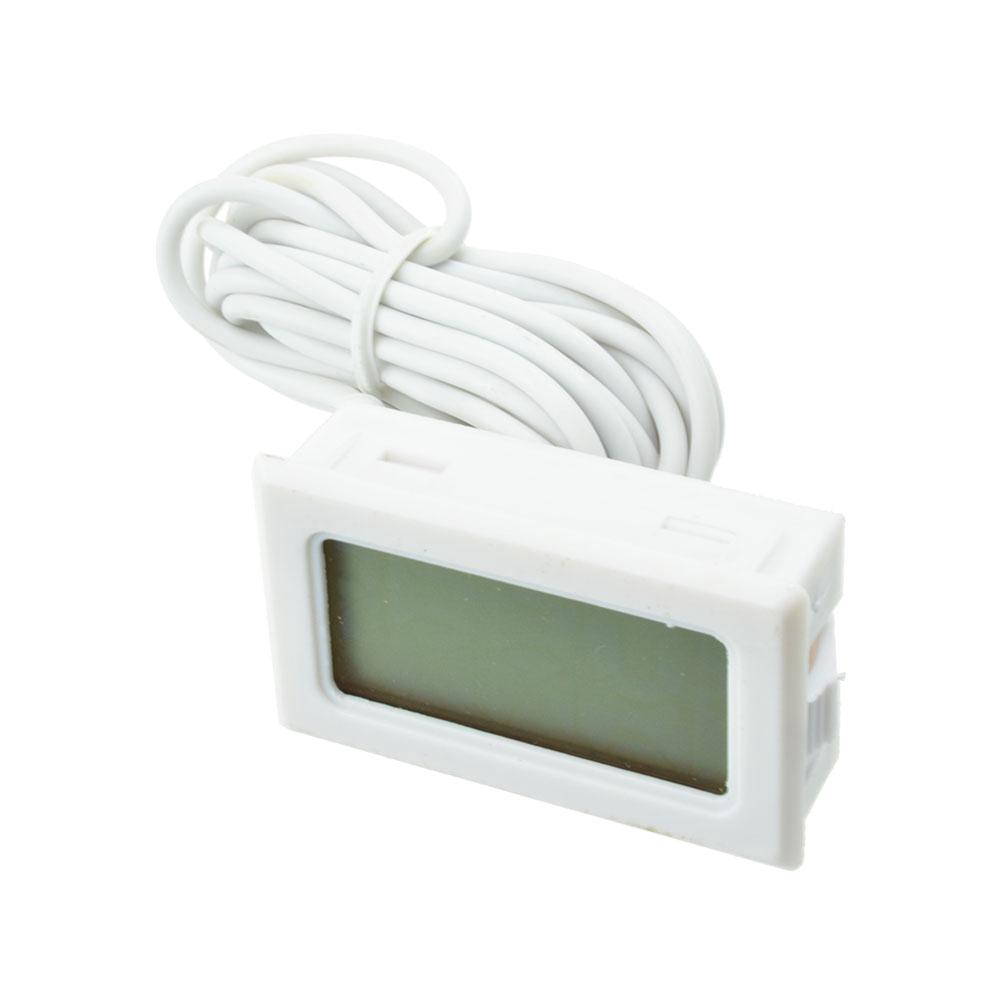 Buy Mini Digital White LCD Display Thermometer Temperature Meter 2M ...