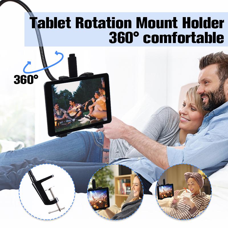 iPad Mount Holder 360o Long Arm Tablet Rotation Stand Bracket for iPad ...