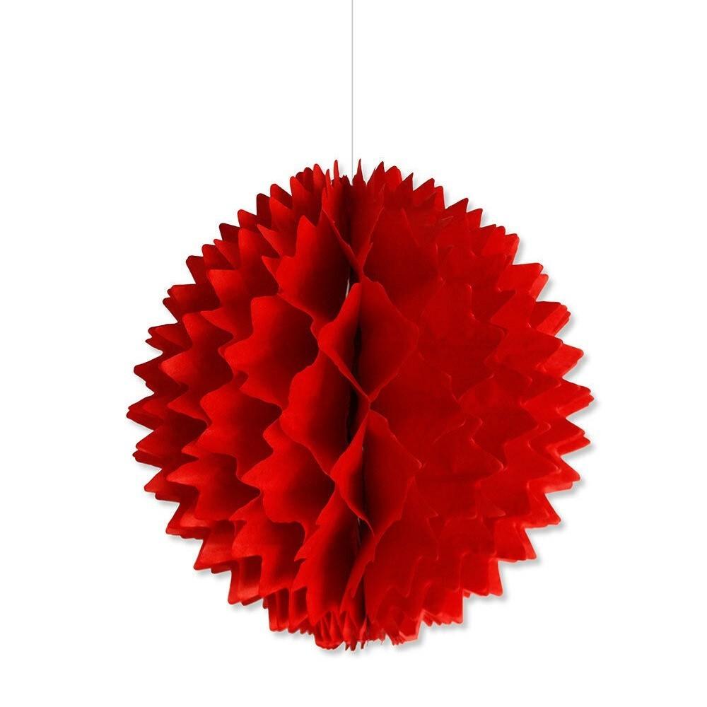 Buy Set 3 Festoni Fiore Decorativi Rossi Carta Velina Decorazioni ...