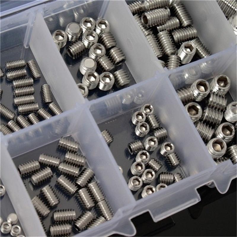 Buy 100pcs M3 M4 M5 M6 M8 Stainless Steel Allen Head Hex Socket Set ...