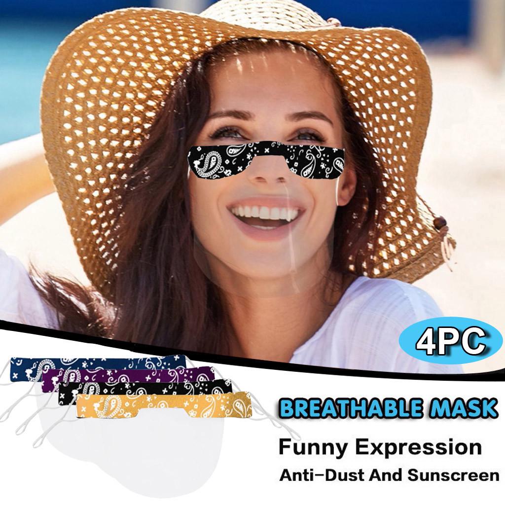 Buy Sawei Mini Shield Washable Reusable See Through Face Mask ...