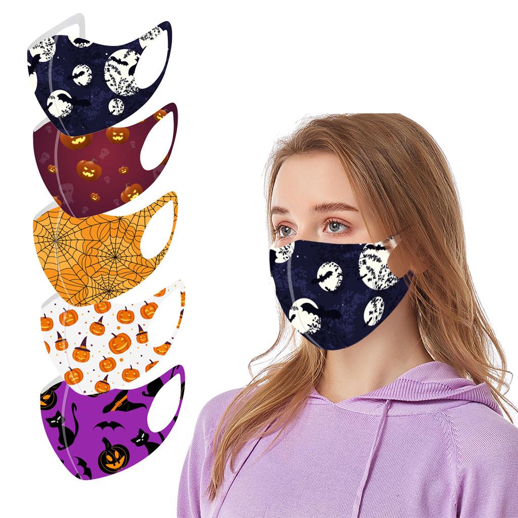 Buy [SMN] 1PC Adult Halloween Mouth Mask for ProtectionWashable Earloop ...
