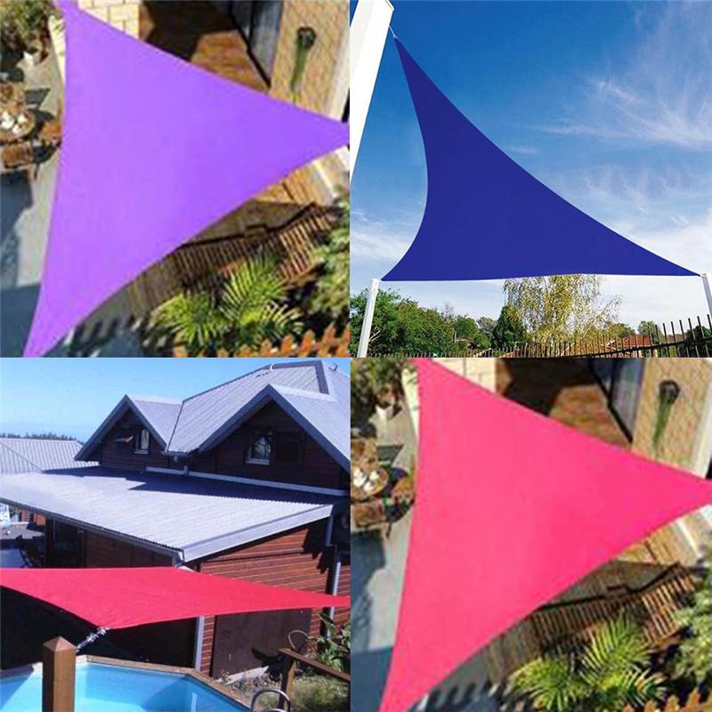 Buy Outdoor Waterproof Triangular UV Sun Shade Sail Combination Net ...