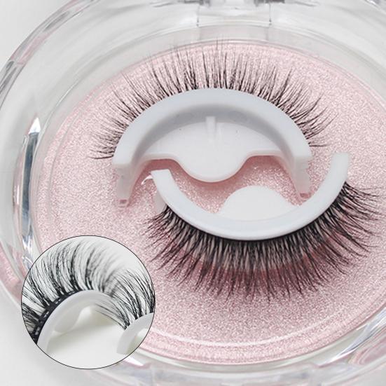 Buy 1Pair Eyelashes Soft Easy To Operate Beautiful Curly Curvature ...