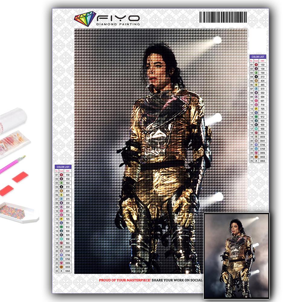 Satın alın Diamond Embroidery World Superstar Michael Jackson 5D DIY ...
