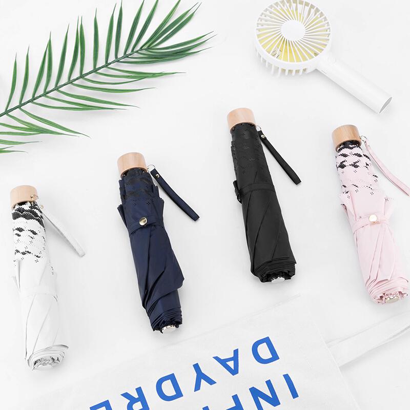 Buy Miniso Fashion Mini Pocket Umbrella Clear Men Windproof Folding ...