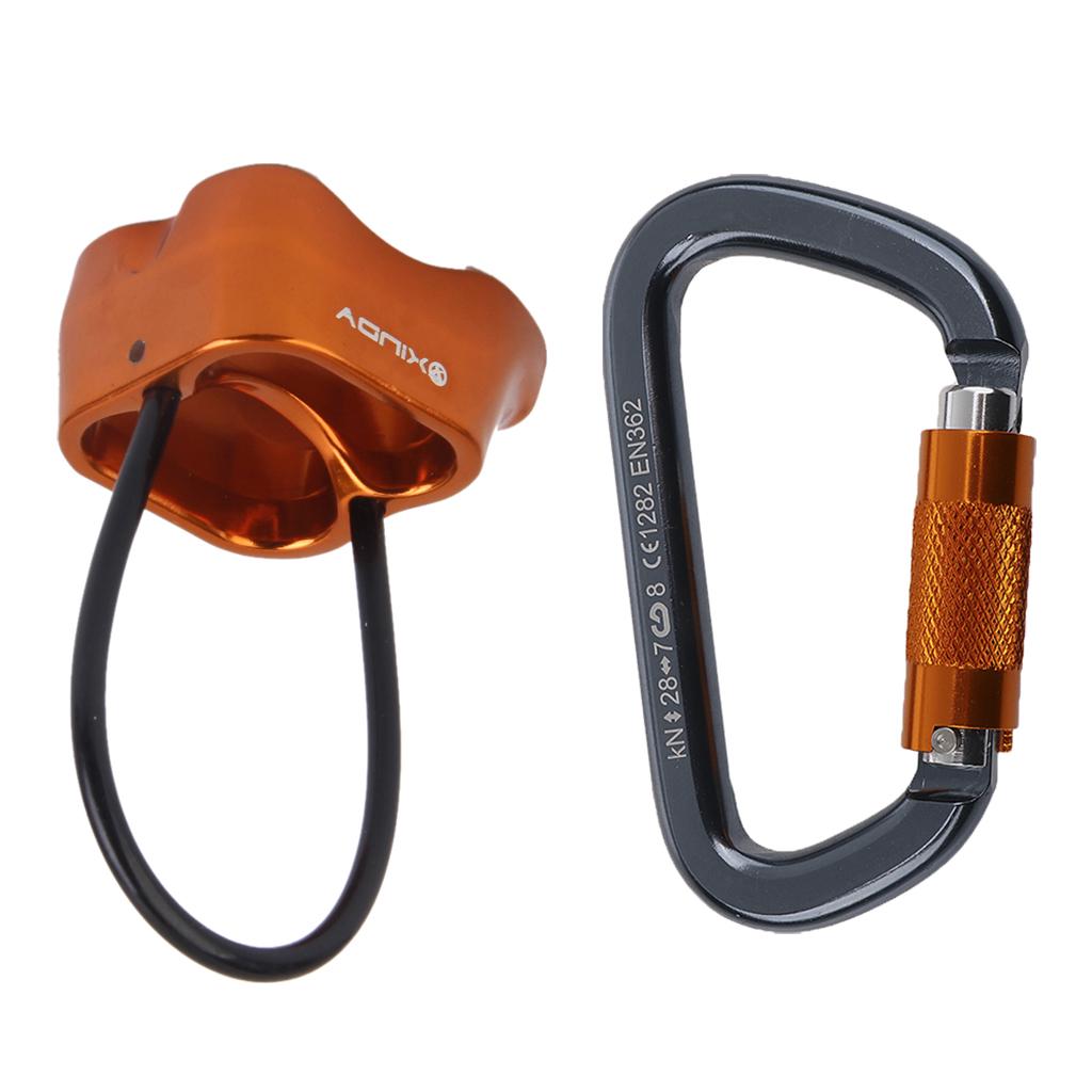 Buy Aluminum Alloy ATC Belay Rappel Device 25KN for Mountaineering Rock ...