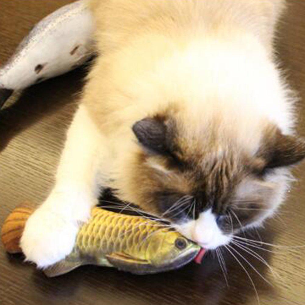 Buy KKII Cat Toy Simulation Fish Pet Plush Cat Mint Fish Cat Toy Funny ...
