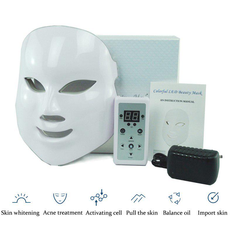 Buy 7 Colors Facial Care Tools Therapy Pon LED Facial Mask Light Skin ...