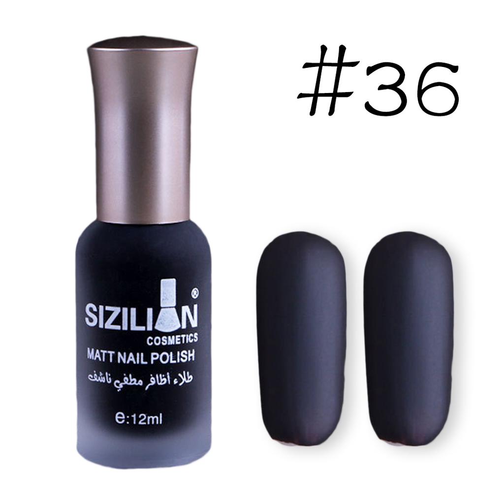 Buy 12ml Matte Dull Nail Polish Fast Dry Long-lasting Nail Art Varnish ...