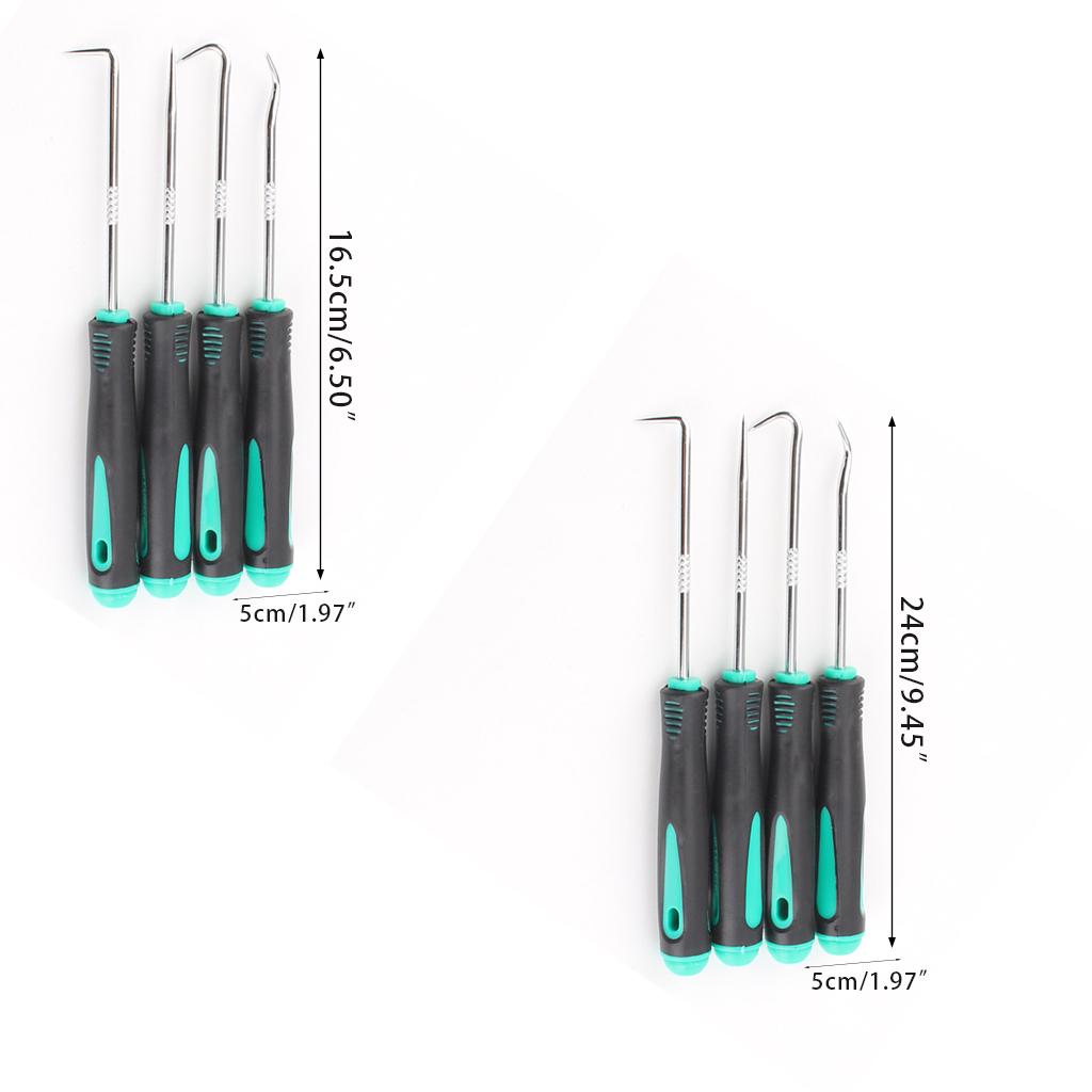 Buy Precision Pick Hook Set of 4 O Ring Seal Gasket Puller Remover ...