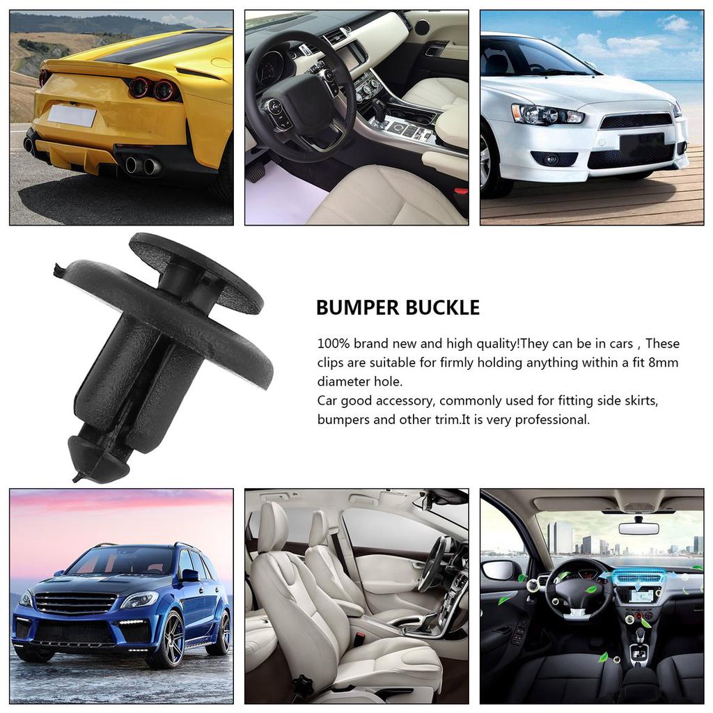 50Pcs 8mm Auto Bumpers Hole Push Screw Panel 13905 For Mazda For ...
