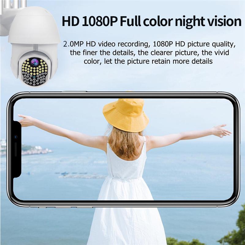 Buy 63 LED HD 1080P Smart Home Security WiFi Camera Wireless IP Camera ...