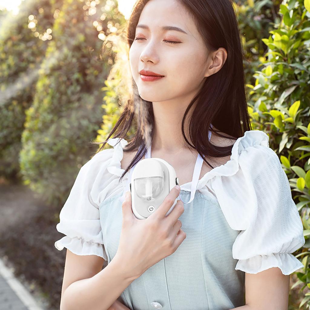 Buy [MLS] New Hanging Neck Aromatherapy Spray Fan Three-In-One ...