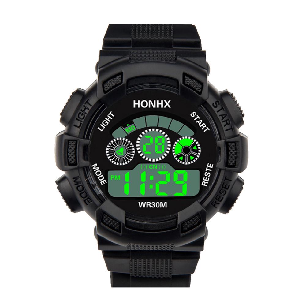 Buy Fashion Mens Digital LED Analog Quartz Alarm Date Sports Wrist ...