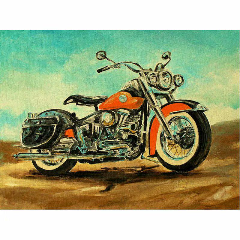 ZOOYA DIY 5D Full Round Rhinestone Motorcycle Diamond Embroidery ...