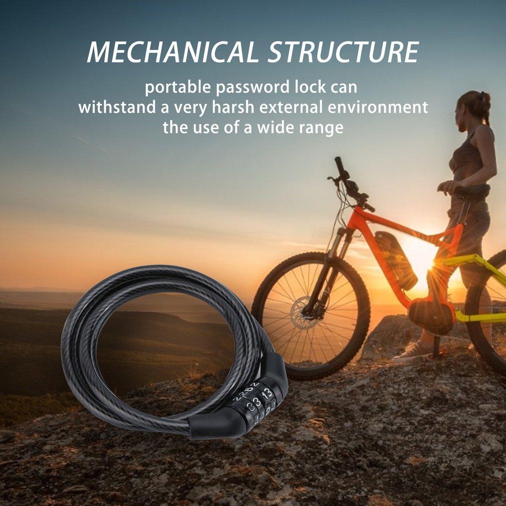 Buy Bicycle Lock Code Key Locks Bike Cycling Password Combination Steel ...