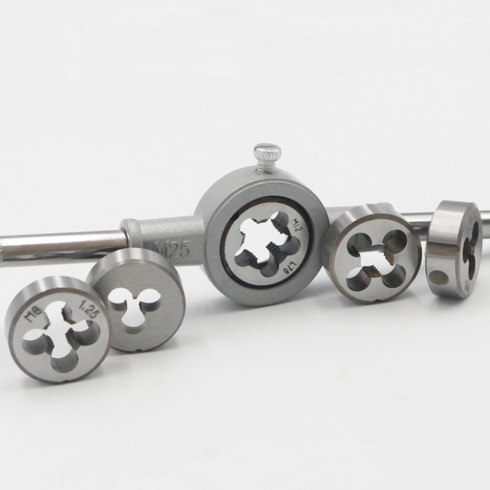 Buy 8pcs M3-M12 Metric Die Wrench Sets Circular Die Screw Thread Taps ...