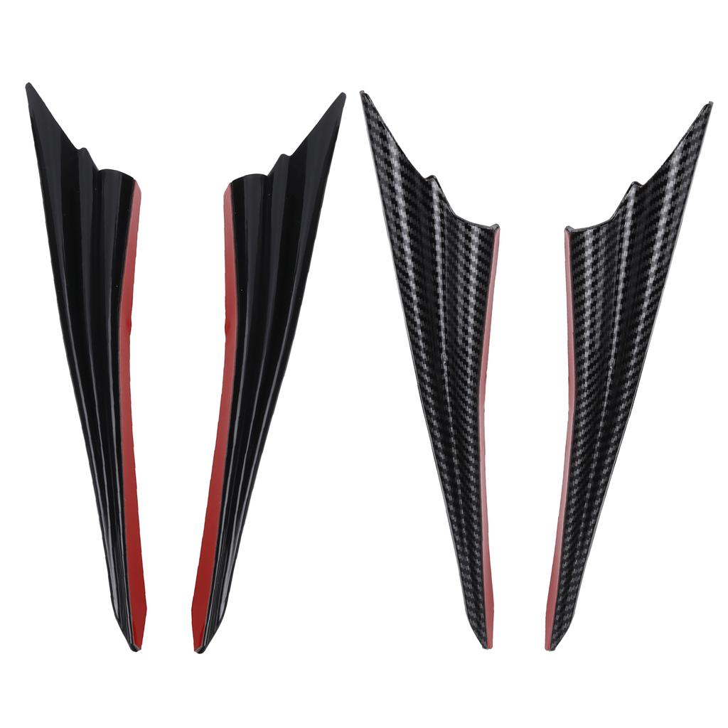 Buy Car Front Bumper Side Spoiler Wing Fins Shape Winglet Decoration ...