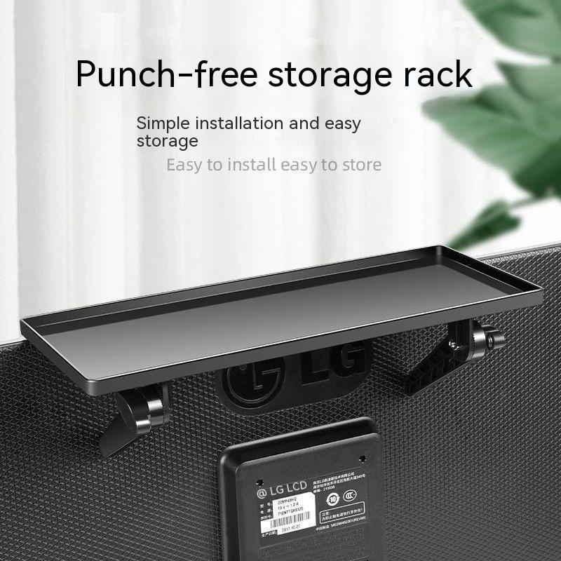 Cheap Adjustable TV Screen Top Storage Shelf Rack Holder Computer ...