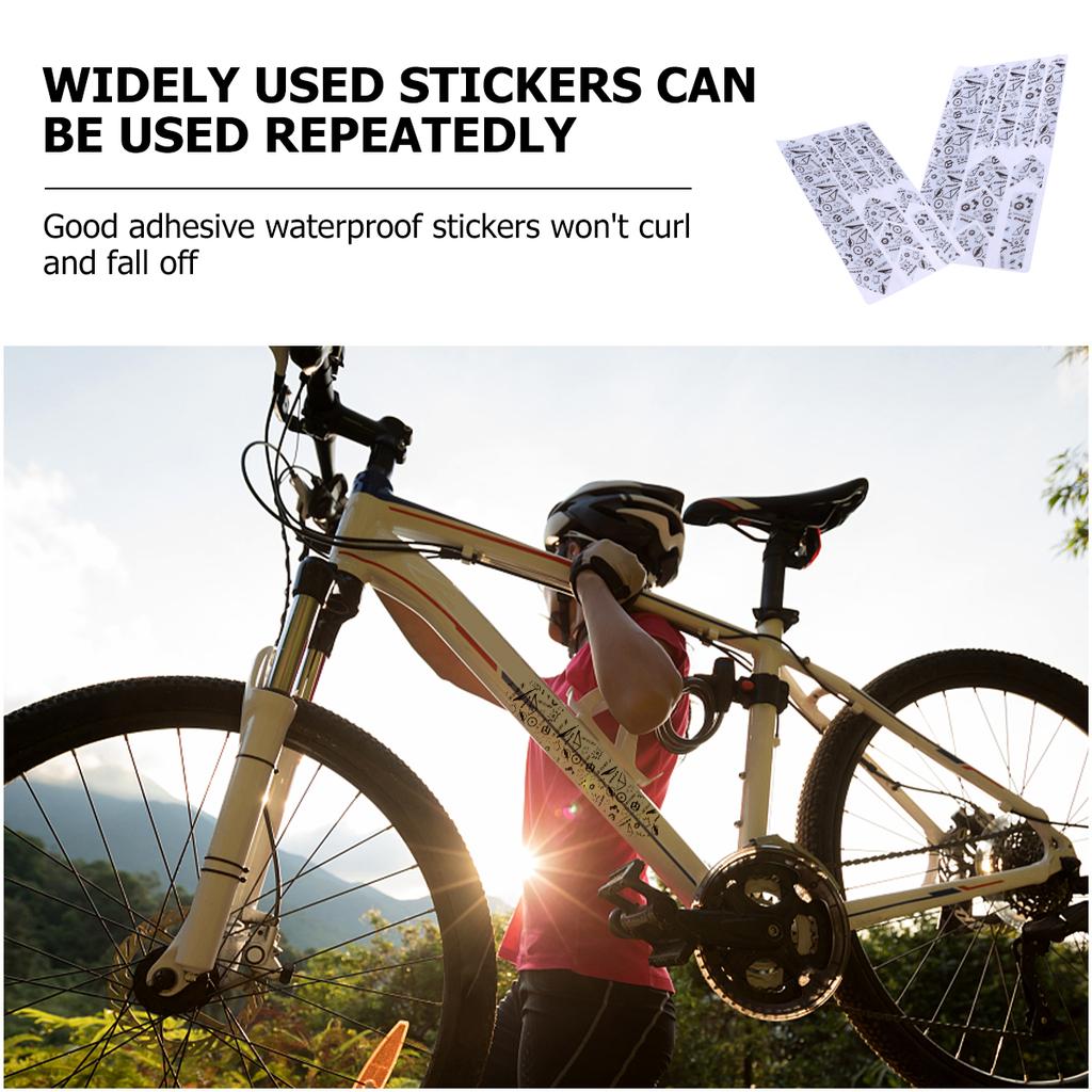 Buy 1pc Scratch-Resistant Protector Removable Sticker Frame Paste Bike ...