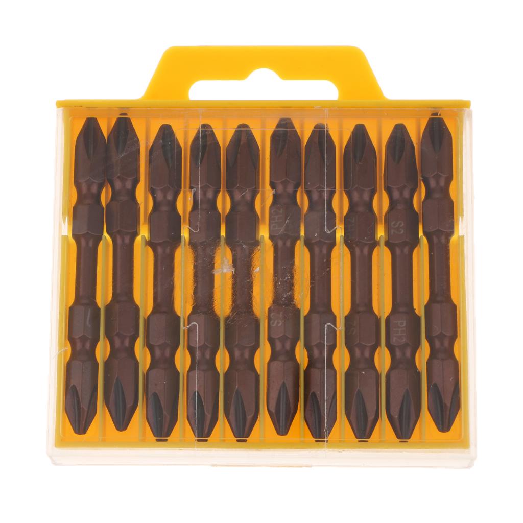 Buy 10 Pieces Double Screwdriver Cross Head Alloy Steel Screw Driver ...