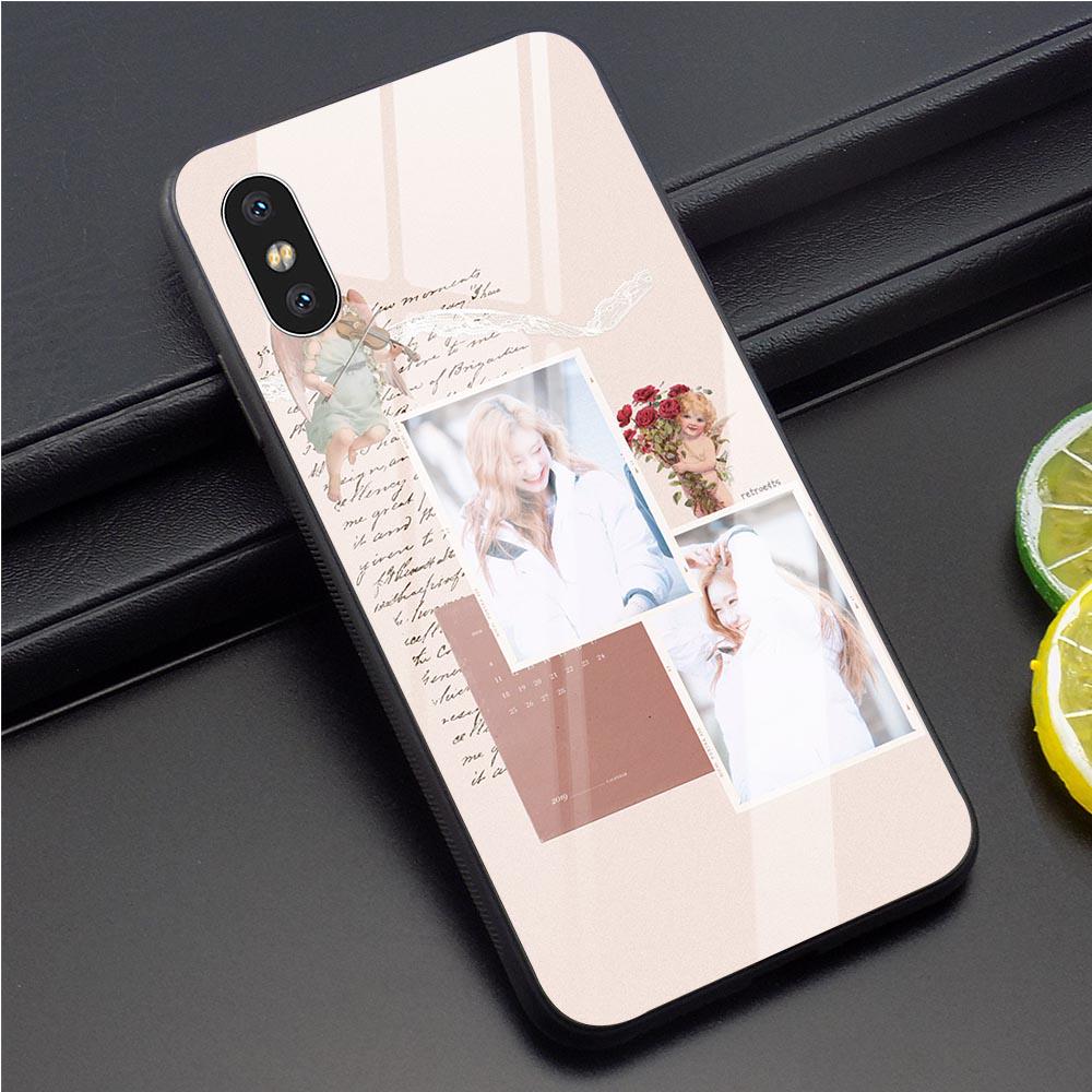 Kpop ITZY Printed Tempered glass Phone Case for iPhone 6 6S 5 5S SE 7 8 ...