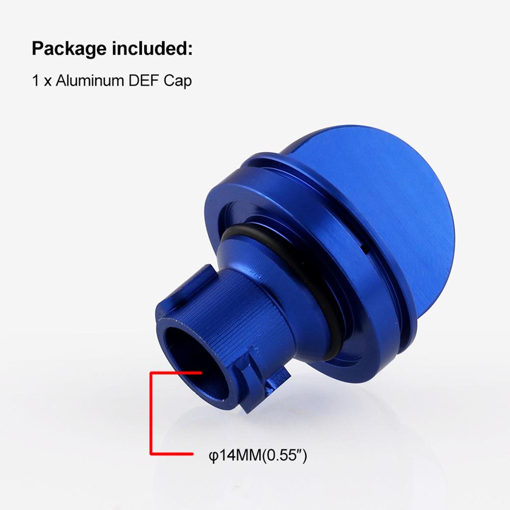 Buy Aluminum Alloy Diesel Exhaust Fluid DEF Cap Blue for Dodge Ram 2013 ...