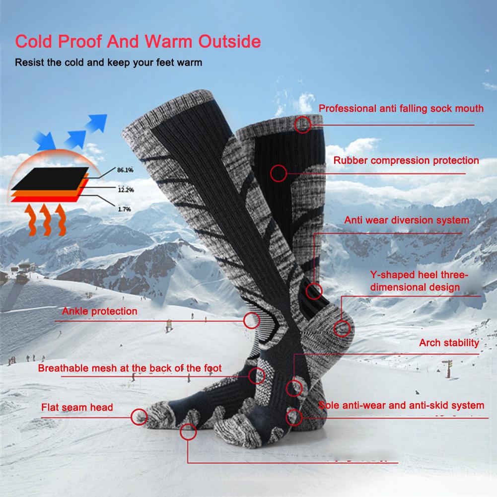 Satın alın Adults Winter Warm Thickened Snow Ski Socks Soft Thermal ...
