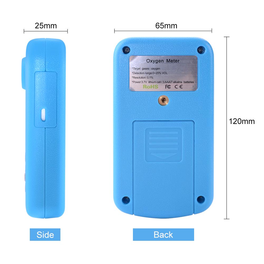 Buy KXL-803 Digital Meter Oxygen Meter Portable Oxygen(O2) Concentration Detector with LCD ...