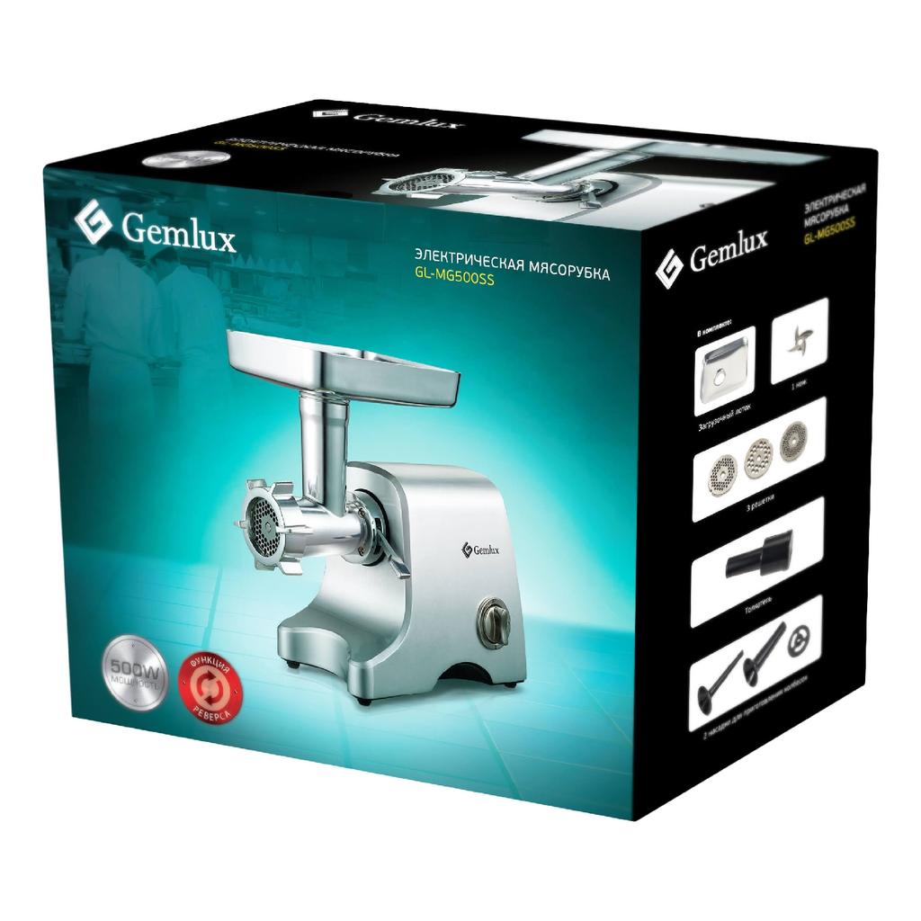 Buy Electric Meat Grinder Gemlux Gl-mg500ss at affordable prices — free ...