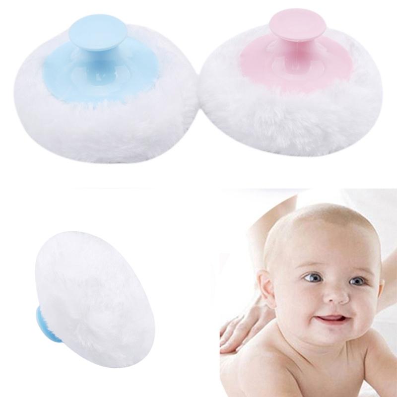 Buy Baby Supplies Body Powder Puff With Handle Super Soft Fluff Plastic ...
