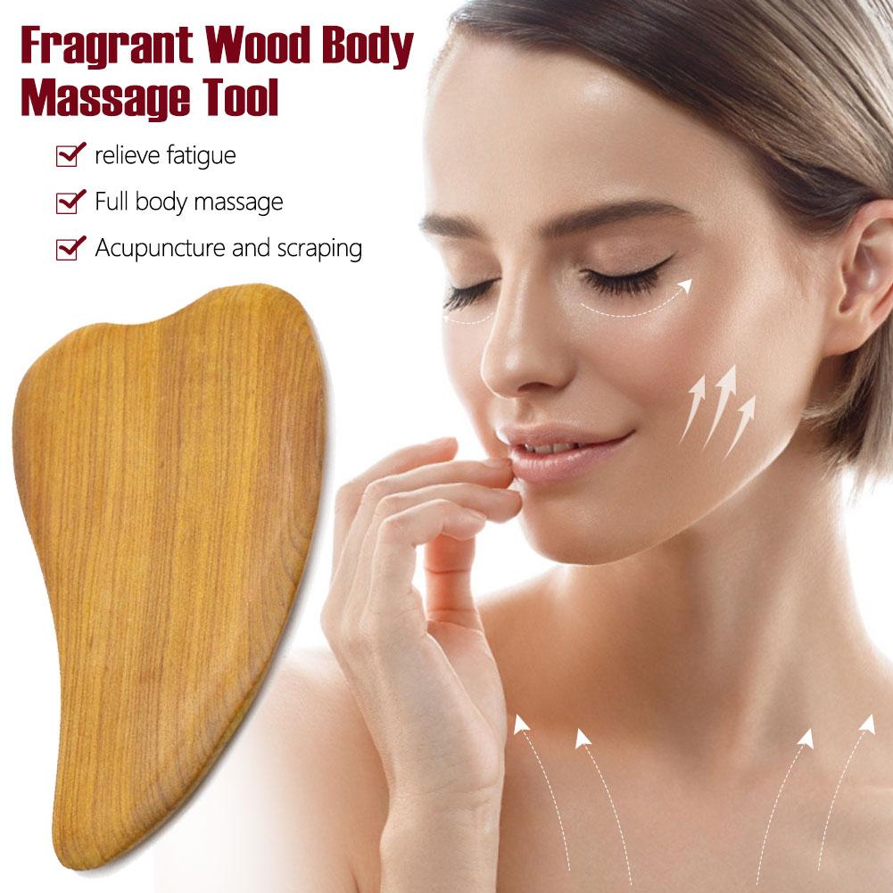 Buy Fragrant Wood Guasha Board Body Massage Tool Foot Reflexology ...