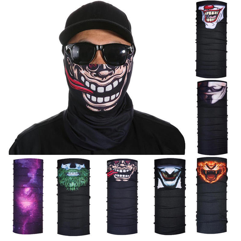 Scarf Bicycle Head Cycling Snood Mask Magic Neck Headband Face Mask ...