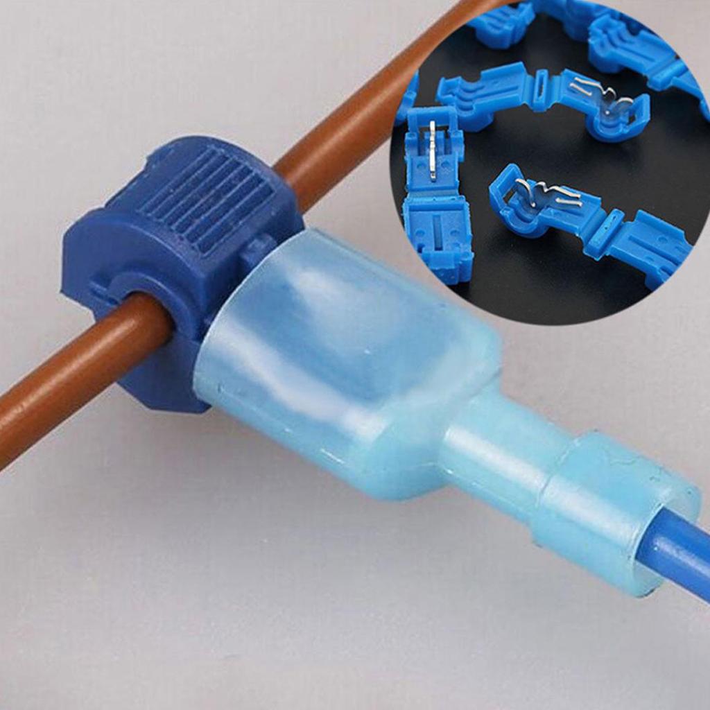 Cheap 30Pcs Wire Cable Connector Terminals T Shape Lock Quick Splice ...