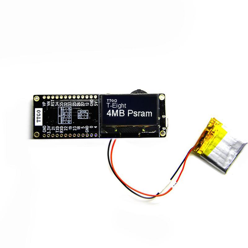 Buy Ttgo T-Eight Esp32 Sh1106 1.3 Inch Oled Display Ipex 3D Antenna 4Mb ...