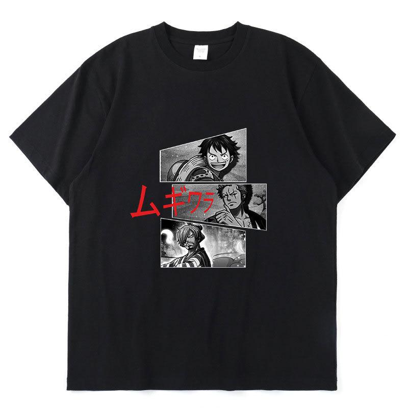 Buy Summer Unisex Fashion Short Sleeve Anime Printed T-shirt at ...
