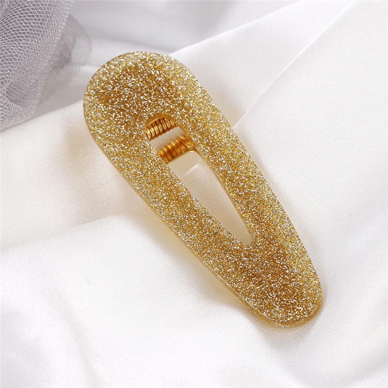 Buy 1PC Women Girl Hairpin Water Drop Hairpin Hair Clip Acrylic Plaid ...