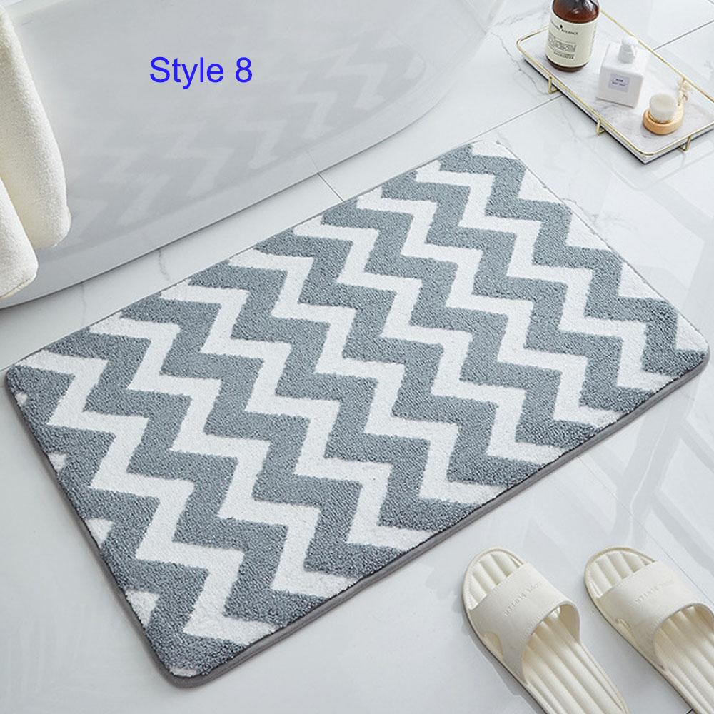 Buy New Polyester Bathroom Floor Mats Absorbent Floor Mat Toilet Mat ...
